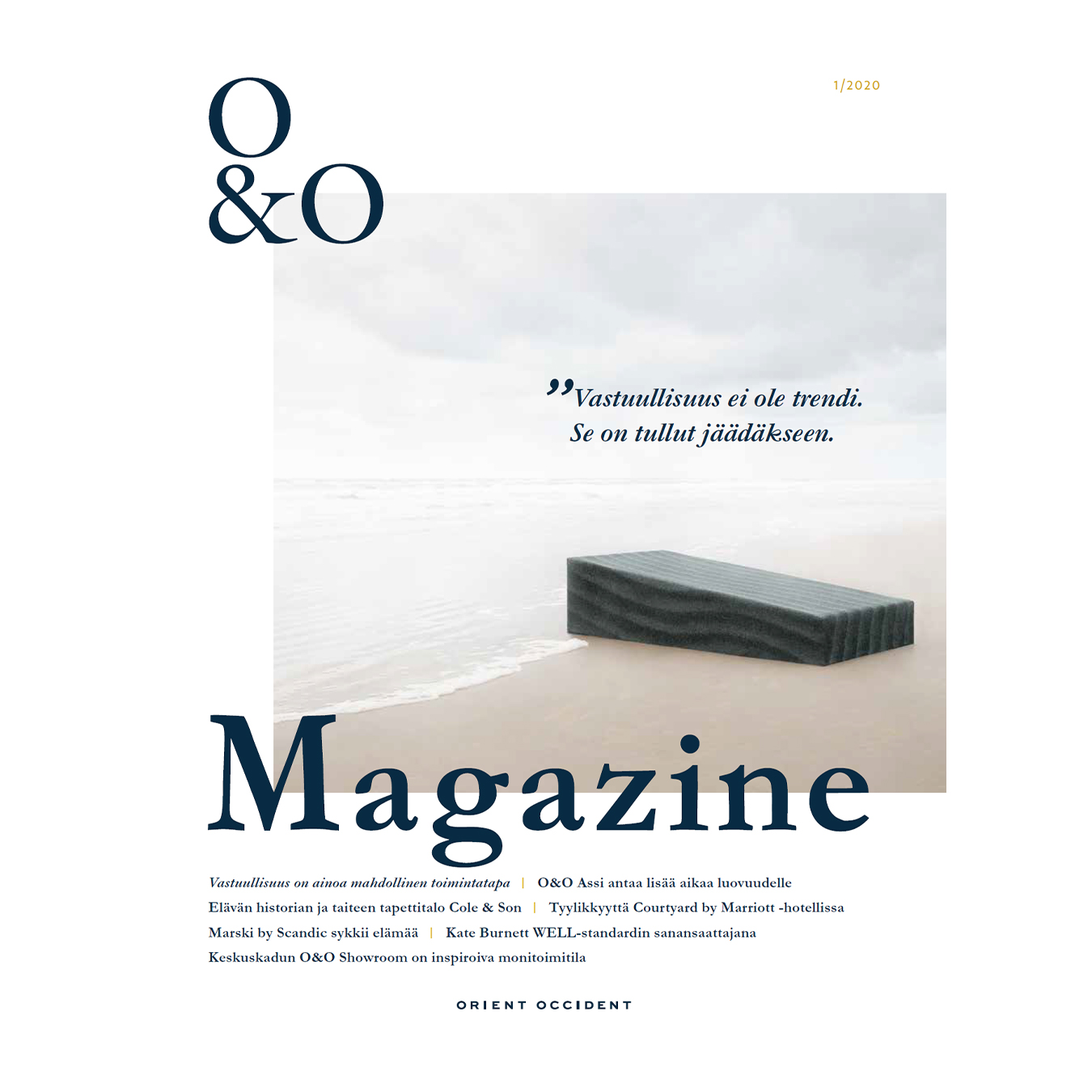 O&O Magazine 1/2020 – Orient Occident